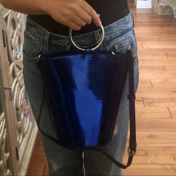 Street Level | Bags | Street Level Metallic Bucket Bag | Poshmark